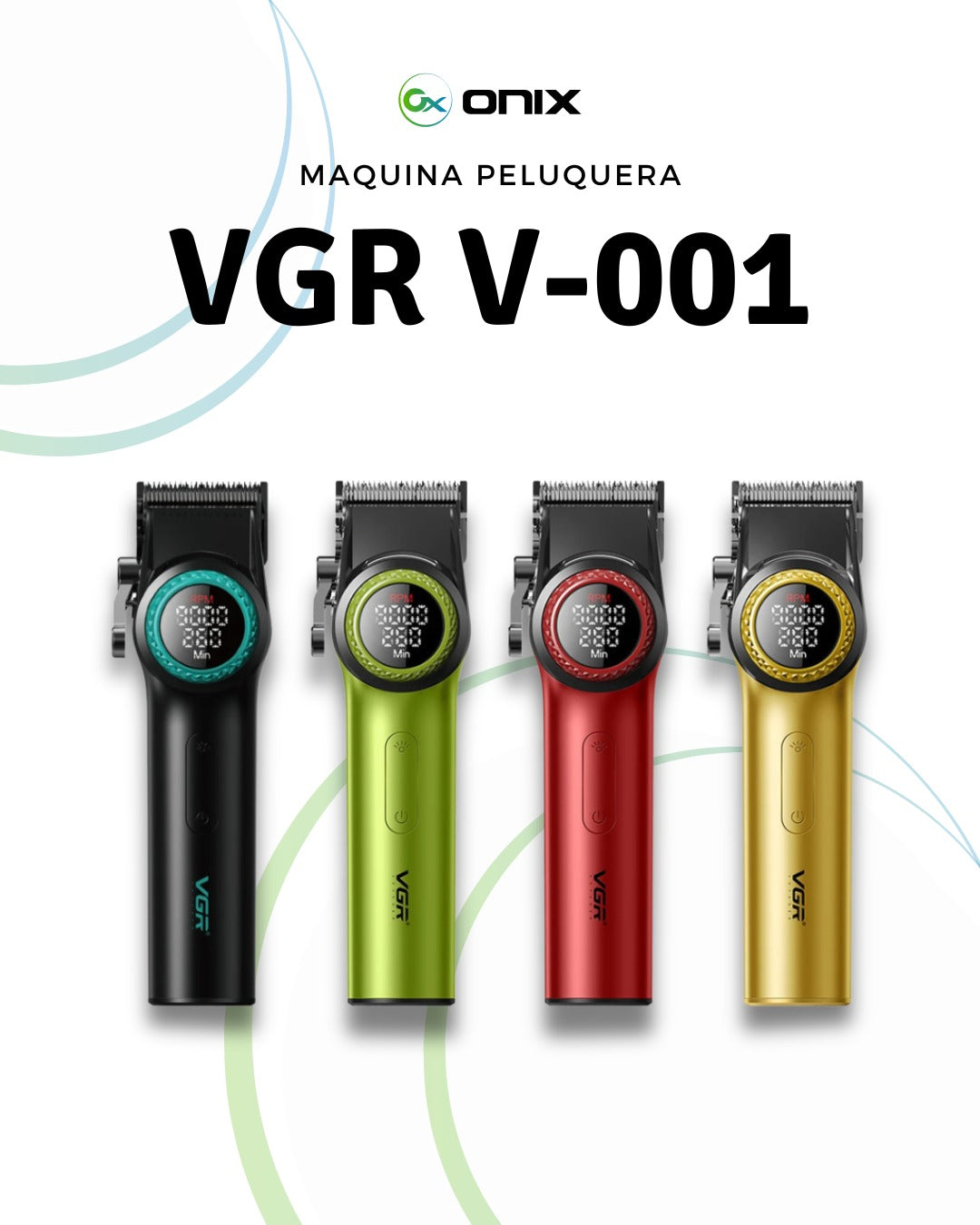 Maquina peluquera profesional VGR V-001 – Onix