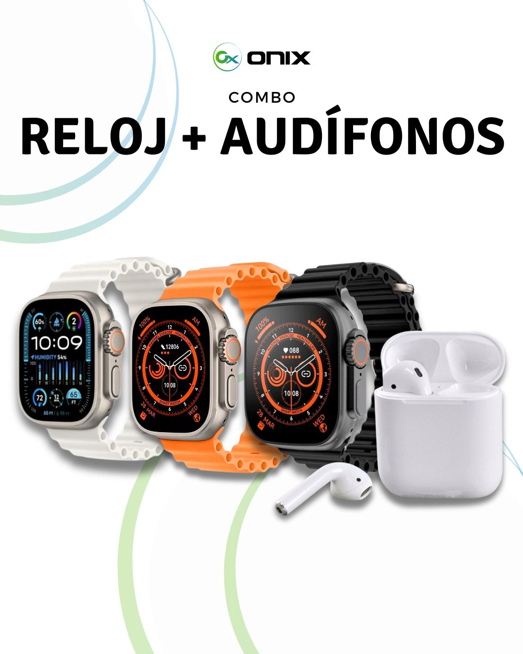 COMBO SMART WATCH + AUDIFONO – Onix
